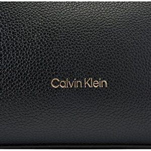 Calvin Klein Shelly Rocky Road Novelty Tote, Black/Gold