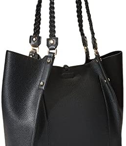 Calvin Klein Shelly Rocky Road Novelty Tote, Black/Gold