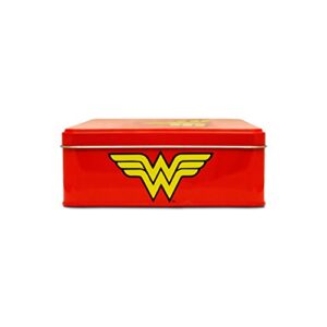 Wonder Woman 6395349010 Tin Metal, Red, 21 X 5.5 X 15 cm