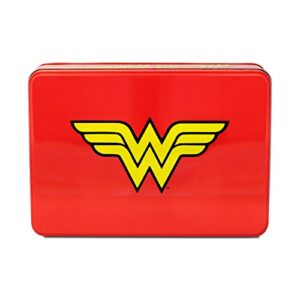 Wonder Woman 6395349010 Tin Metal, Red, 21 X 5.5 X 15 cm