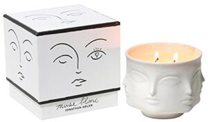 jonathan adler muse blanc candle, white