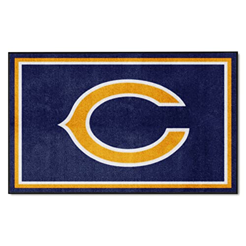 FANMATS 6567 Chicago Bears 4ft. x 6ft. Plush Area Rug