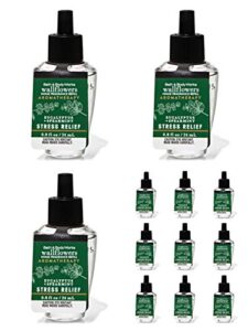 bath & body works eucalyptus spearmint wallflowers aromatherapy refills (12-bulbs)