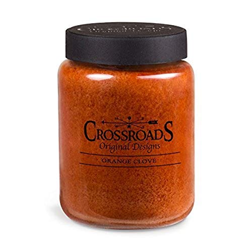 Crossroads Orange Clove Scented 2-Wick Candle, 26 Ounce