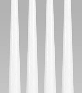 Ner Mitzvah Passover Seder Candles - 8 Hour Burn Time - European Made - Pack of 4 Taper Candles