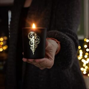 Harry Potter Dark Arts Scented Soy Wax Candle Collection, Set of 4 with Unique Fragrances | 20-Hour Burn Time | Home Decor Housewarming Essentials, Wizarding World Hogwarts Gifts and Collectibles