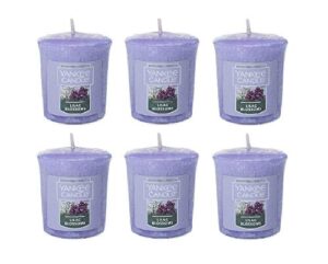 yankee candle lilac blossoms votive candle, set of 6