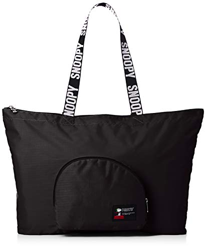 SNOOPY(スヌーピー) Tote Pocketable 2SN1332TT, Black (Black 19-3911tcx)