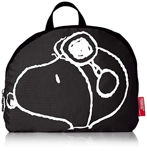 SNOOPY(スヌーピー) Tote Pocketable 2SN1332TT, Black (Black 19-3911tcx)