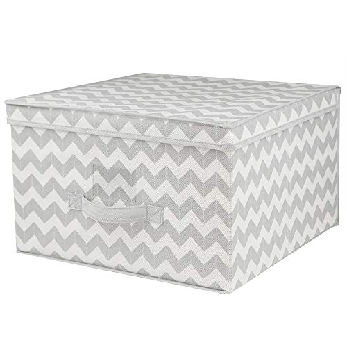 Home Basics Chevron Collection Storage and Organization (Jumbo Bin)