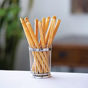 Service Ideas WBB5PS Breadstick Basket, Wire, 5"