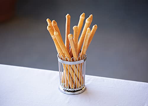 Service Ideas WBB5PS Breadstick Basket, Wire, 5"