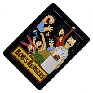 Bob's Burgers Fleece Throw Blanket - Bob, Tina & Louise Belcher Throw Blanket(Family Photo)