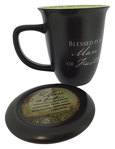 Abbey Gift Man of Faith Mug & Coaster Set