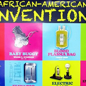 777 Tri-Seven Entertainment African American Inventions 18x24 Poster Black History Famous People Inventors, 18" x 24", (Color)