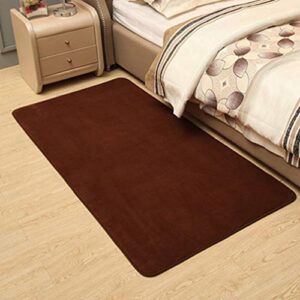 solid rectangular area rugs soft living room children bedroom rug coral fleece anti-slip carpets home decor modern indoor outdoor runners nursery coffee 1.3′ x 2′