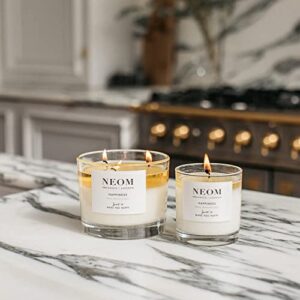 NEOM- Happiness Scented Candle, 1 Wick | Essential Oil Aromatherapy Candle | Neroli, Mimosa & Lemon | Scent to Make You Happy