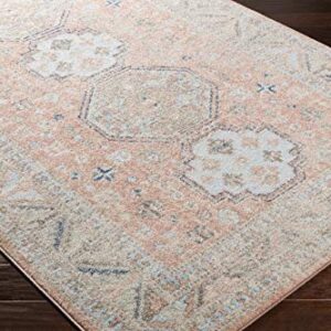 Artistic Weavers Gemina Area Rug, 6'7" x 9', Blush/Beige