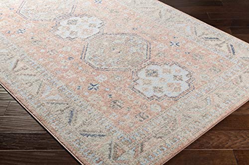 Artistic Weavers Gemina Area Rug, 6'7" x 9', Blush/Beige