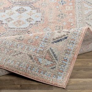 Artistic Weavers Gemina Area Rug, 6'7" x 9', Blush/Beige