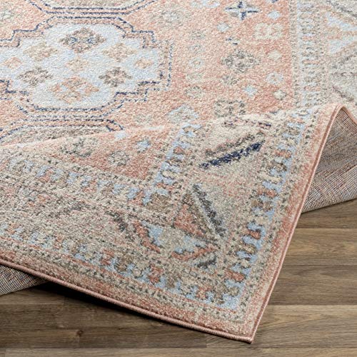 Artistic Weavers Gemina Area Rug, 6'7" x 9', Blush/Beige