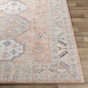 Artistic Weavers Gemina Area Rug, 6'7" x 9', Blush/Beige