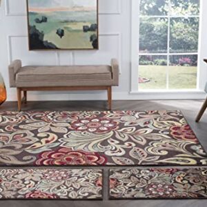 Set (5'x7' + 20''x60'' + 20''x32'') Area Rugs for Living Room - Dining Room Rug - Bedroom Rug - Entryway Rug - Hallway Runner Rug - Kitchen Rug - Indoor Front Door Rug - Alfombras para Salas