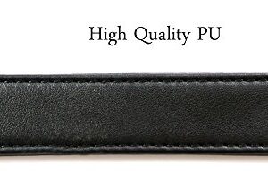 123Arts Handbag Straps Leather Replacement Interchangeable Shoulder Straps for Handbags Purse,1 Pair,17 Inches