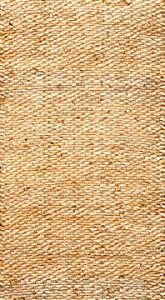 nuLOOM Hailey Handwoven Jute Area Rug, 2' 6" x 8', Natural