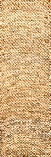 nuLOOM Hailey Handwoven Jute Area Rug, 2' 6" x 8', Natural