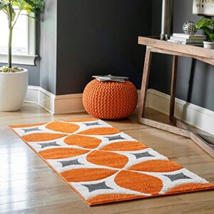 nuLOOM Gabriela Contemporary Area Rug, 8' 6" x 11' 6", Deep Orange