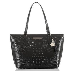 brahmin melbourne medium asher bag black one size