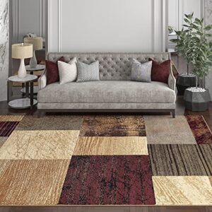 Universal Rugs 105210 Multi 5x7 Area Rug, 5-Feet by 7-Feet