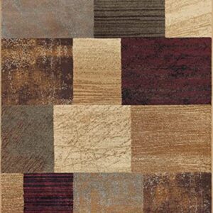 Universal Rugs 105210 Multi 5x7 Area Rug, 5-Feet by 7-Feet