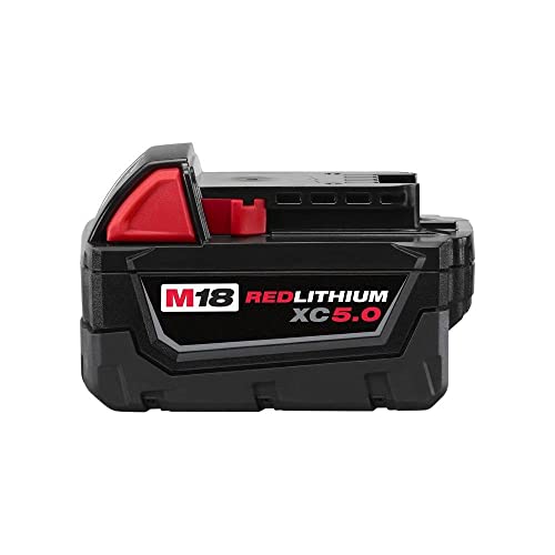 Milwaukee 48-59-1850P M18 18-Volt Lithium-Ion Starter Kit with Two 5.0 Ah Battery Packs and Charger