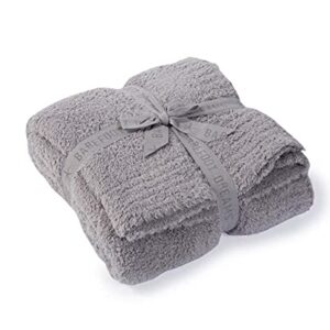 Barefoot Dreams CozyChic Throw Dove Gray One Size