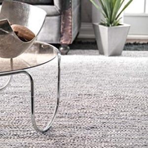 nuLOOM Hayworth Contemporary Runner Rug, 2' 6" x 8', Silver