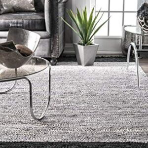 nuLOOM Hayworth Contemporary Runner Rug, 2' 6" x 8', Silver