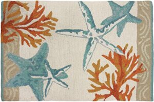 homefires rugs rectangular coastal reef accent rug