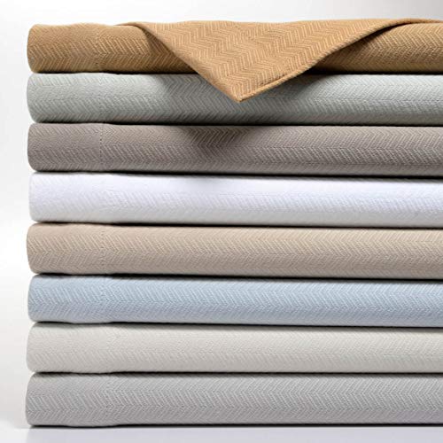 OakRidge Woven Extra-Soft Micro Cotton Blanket, Premium All-Season Blanket