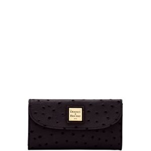 dooney & bourke ostrich continental clutch wallet