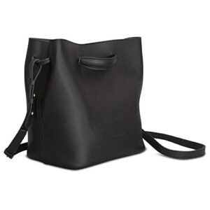 Bucket Bag Women Black-Expatrié"Claire" Small Handbag Tote Ladies Casual Purse