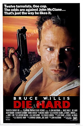 Posters USA - Die Hard Original Movie Poster GLOSSY FINISH) - MOV050 (24" x 36" (61cm x 91.5cm))