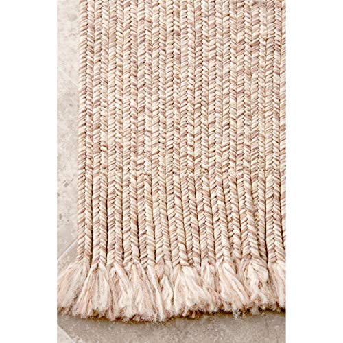 nuLOOM Courtney Braided Indoor/Outdoor Area Rug, 4' x 6', Tan