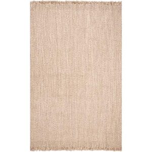 nuLOOM Courtney Braided Indoor/Outdoor Area Rug, 4' x 6', Tan