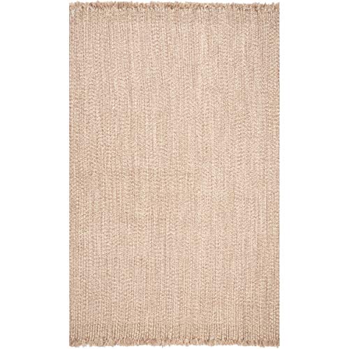 nuLOOM Courtney Braided Indoor/Outdoor Area Rug, 4' x 6', Tan