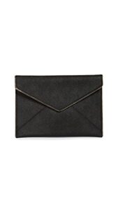 rebecca minkoff womens leo clutch, black, one size us