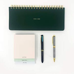 Kate Spade New York Stacked Desktop Notepad, Includes 3 Memo Pads with 75 Sheets, Colorblock