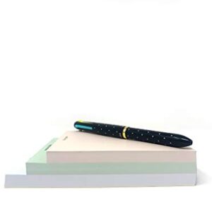 Kate Spade New York Stacked Desktop Notepad, Includes 3 Memo Pads with 75 Sheets, Colorblock