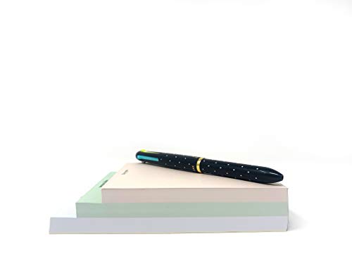 Kate Spade New York Stacked Desktop Notepad, Includes 3 Memo Pads with 75 Sheets, Colorblock